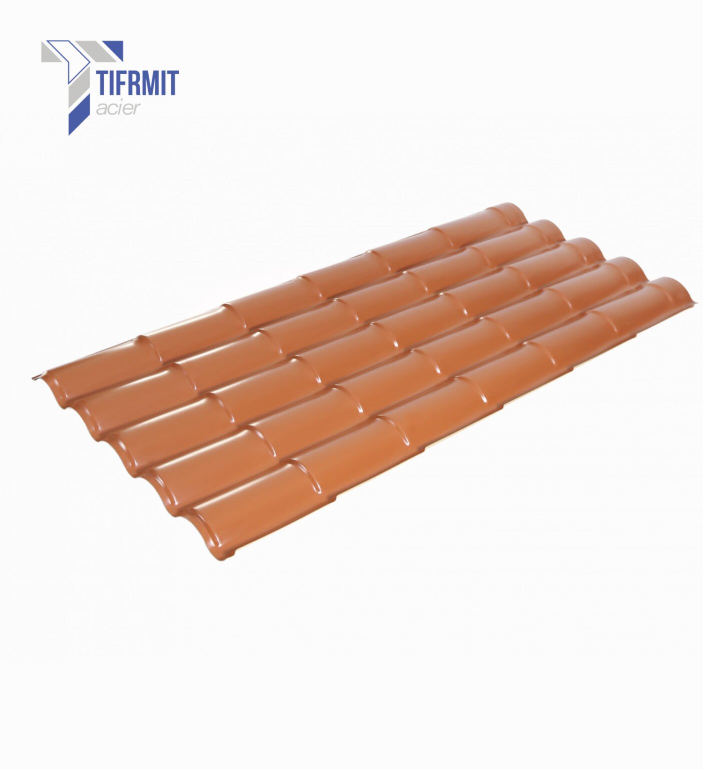 Tôles tuile pvc 6M – Tifrmit acier